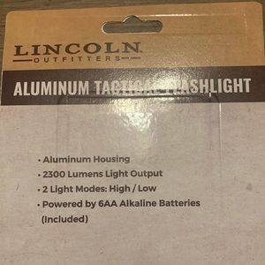 lincoln outfiters | Other | Lincoln Outfitters Aluminum Tactical ...